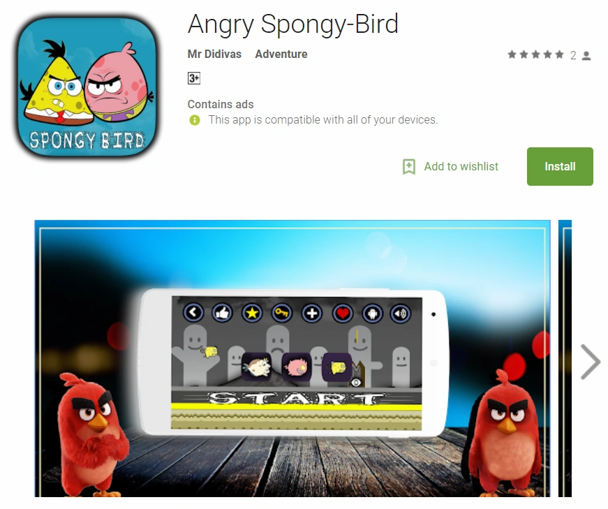Angry Spongy-Bird | Ripoffs Wiki | Fandom