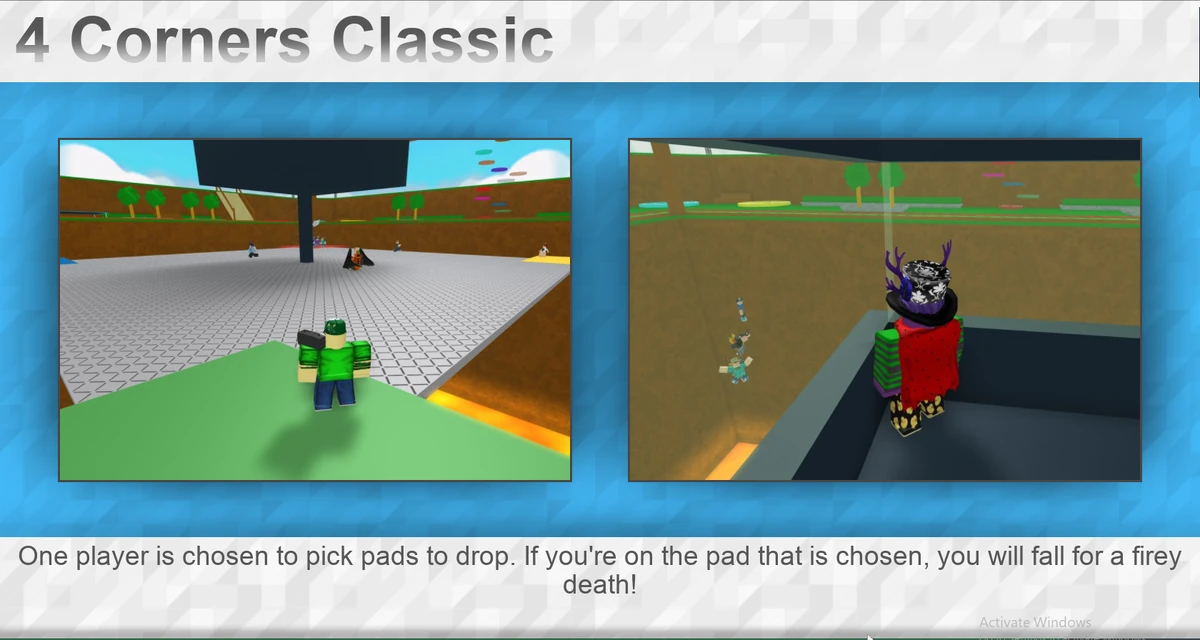 4 Corners Classic | Ripull Minigames Wiki | Fandom