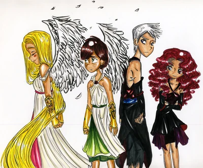 Angel AU | Rise of the Brave Tangled Dragons Wiki | Fandom