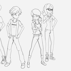 code lyoko coloring book pages