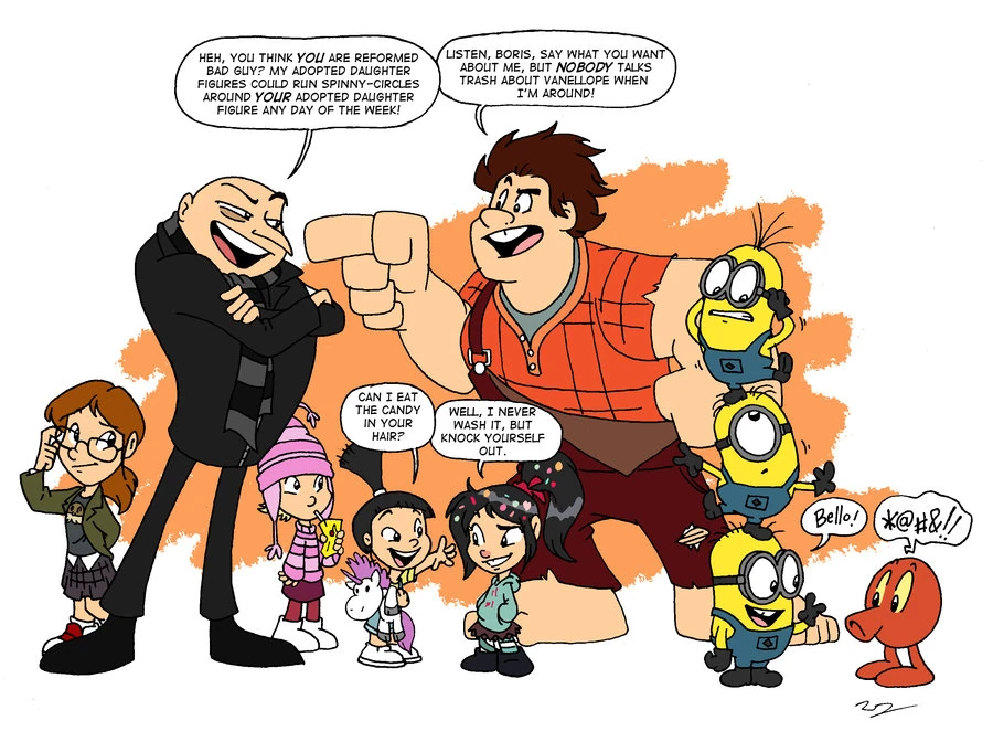 Wreck It Ralph Vs Despicable Me