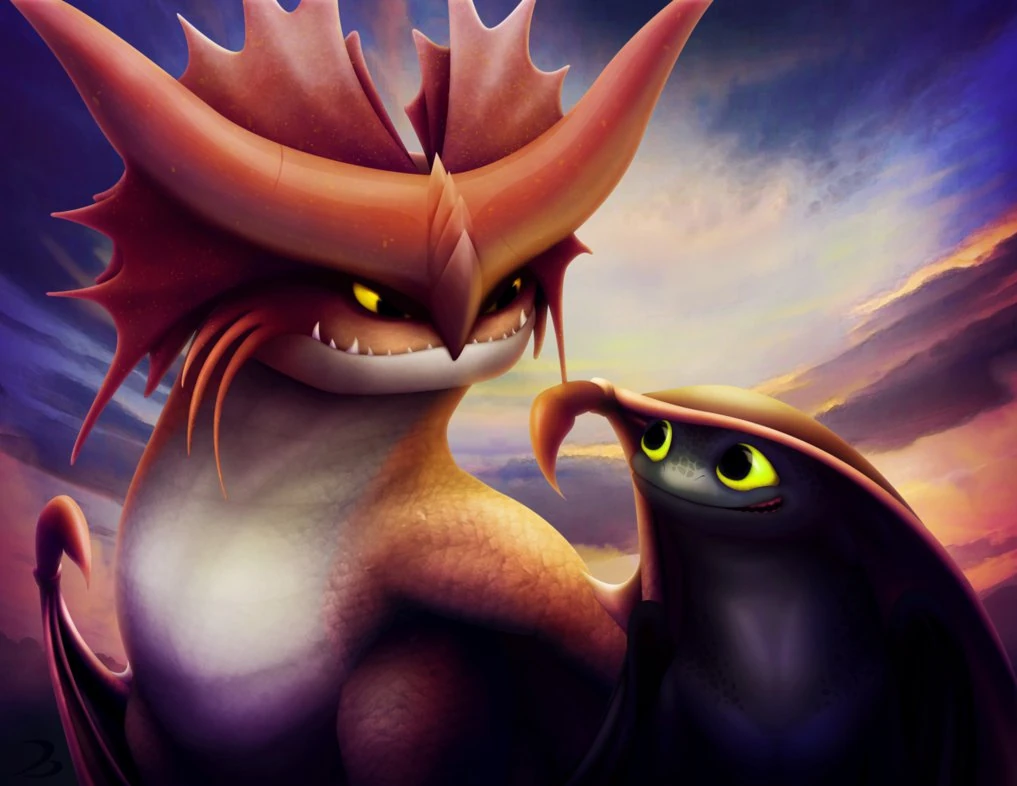 How To Train Your Dragon 2 Stormcutter And Toothless