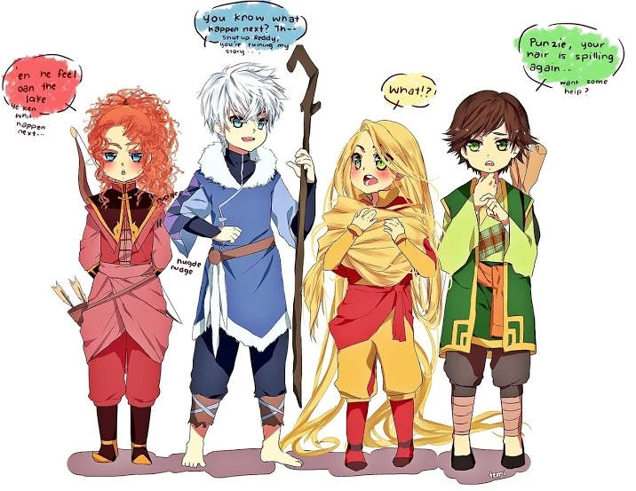 Bending AU | Rise of the Brave Tangled Dragons Wiki | Fandom