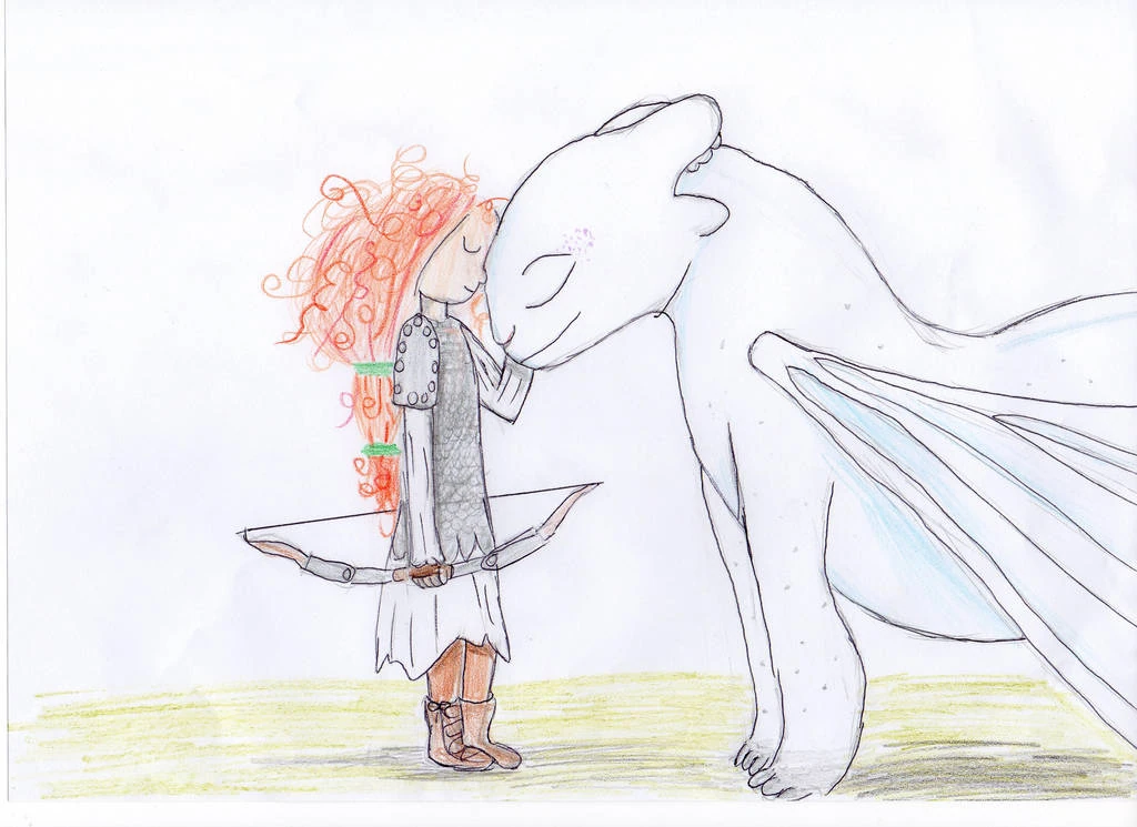 how to draw light fury how to train your dragon