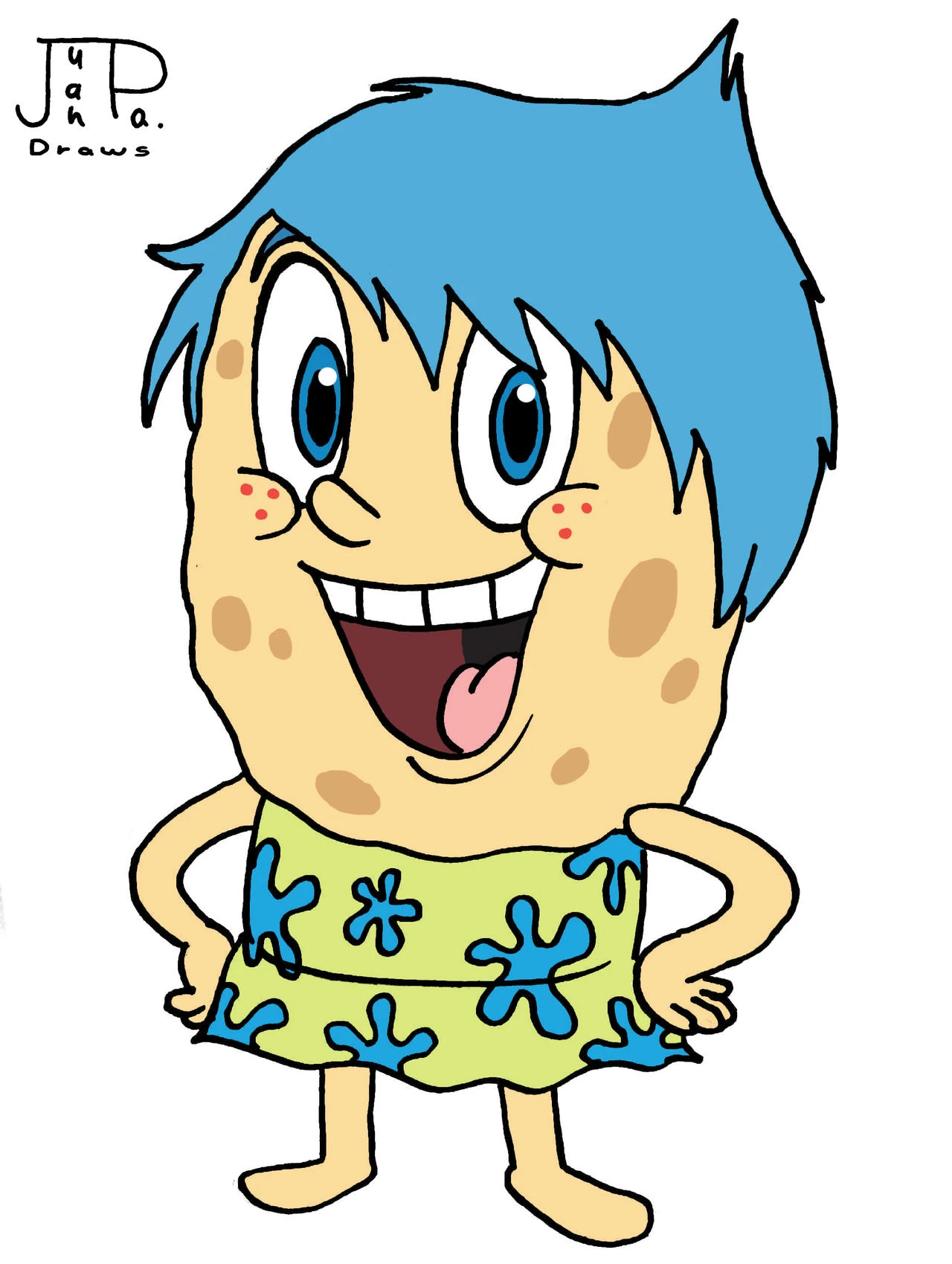 Spongebob Squarepants Aghaidh Reo SpongBob Ceàrnag Briogaisean | Idea