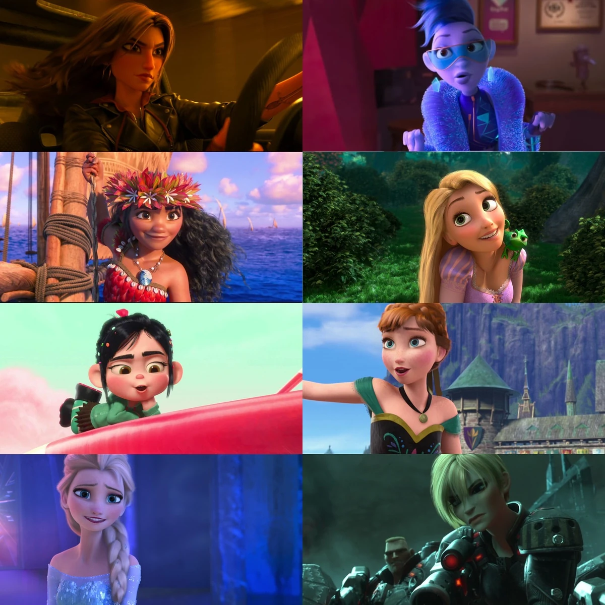 Rise of the Brave Tangled Frozen Moana Wreck Dragons | Rise of the ...