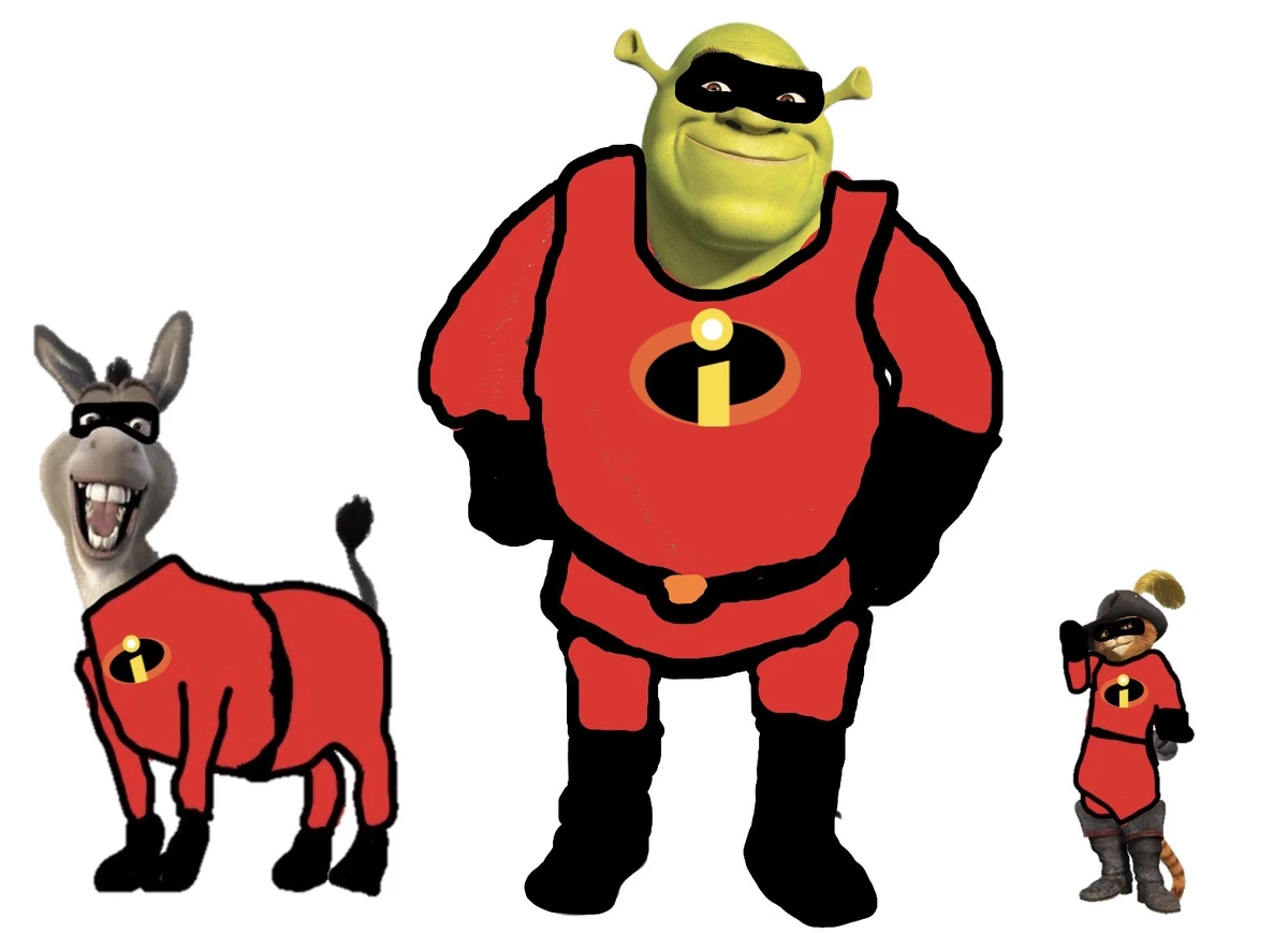 Shrek and The Incredibles | Rise of the Brave Tangled Dragons Wiki | Fandom