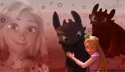 Rapunzel And Toothless The Dragon Rise Of Brave Tangled Frozen Dragon