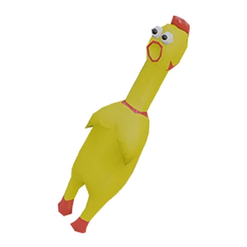 Cartoon Rubber Chicken