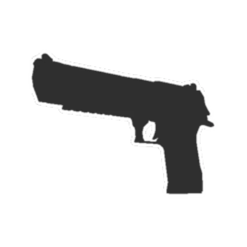 Desert Eagle Silhouette
