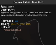 Cultist Hood | Rise Of The Dead Wiki | Fandom