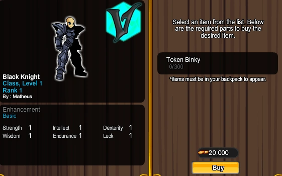 Black Knight Class | Rise Of Void aqwps Wikia | Fandom