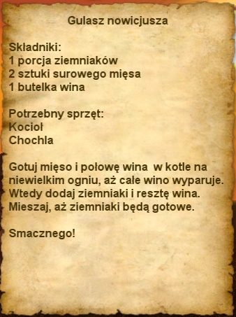 Przepis na gulasz nowicjusza | Risenpedia | Fandom