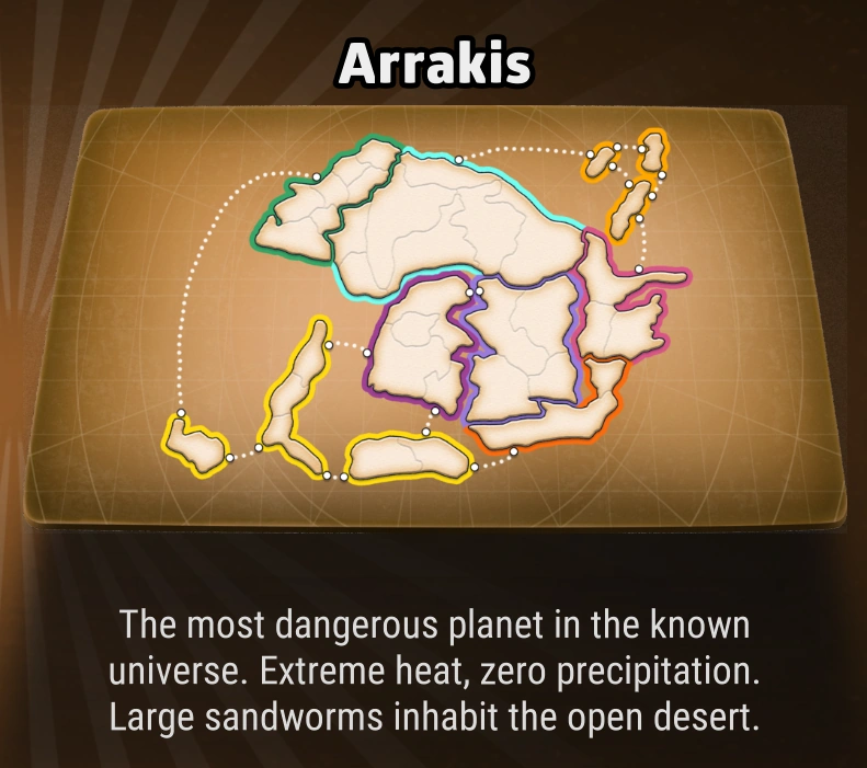 Arrakis Map | Risk: Global Domination Wiki | Fandom