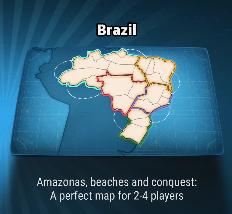 Brazil Map | Risk: Global Domination Wiki | Fandom