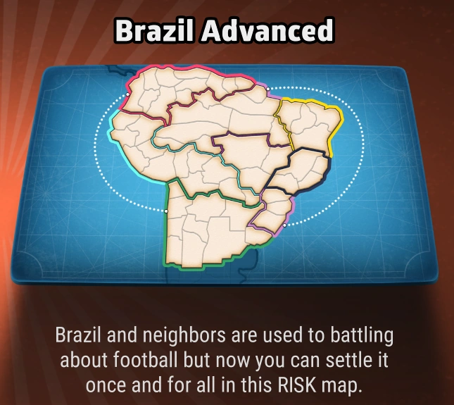 Brazil Advanced Map | Risk: Global Domination Wiki | Fandom