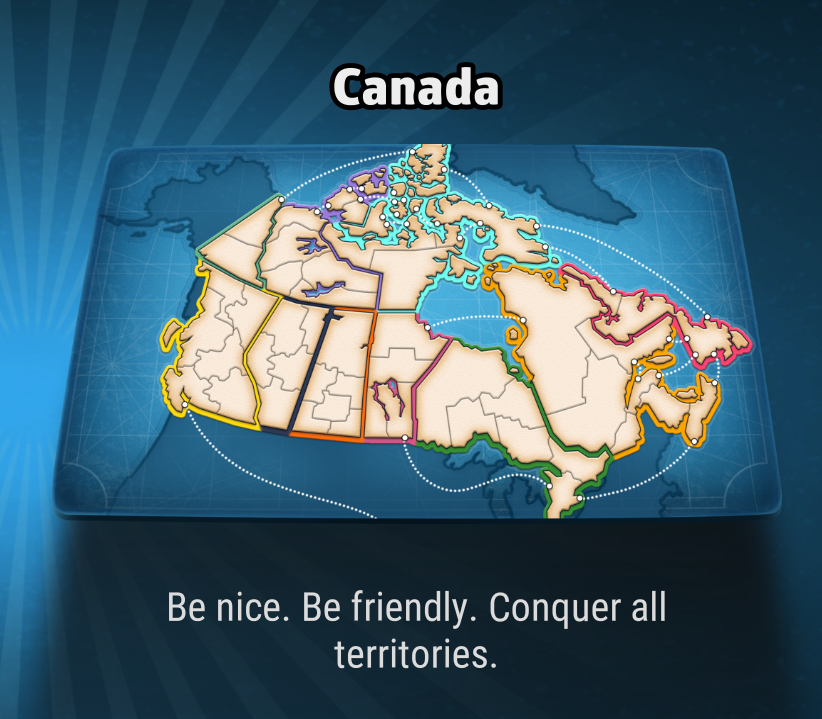 Canada Map Risk Global Domination Wiki Fandom