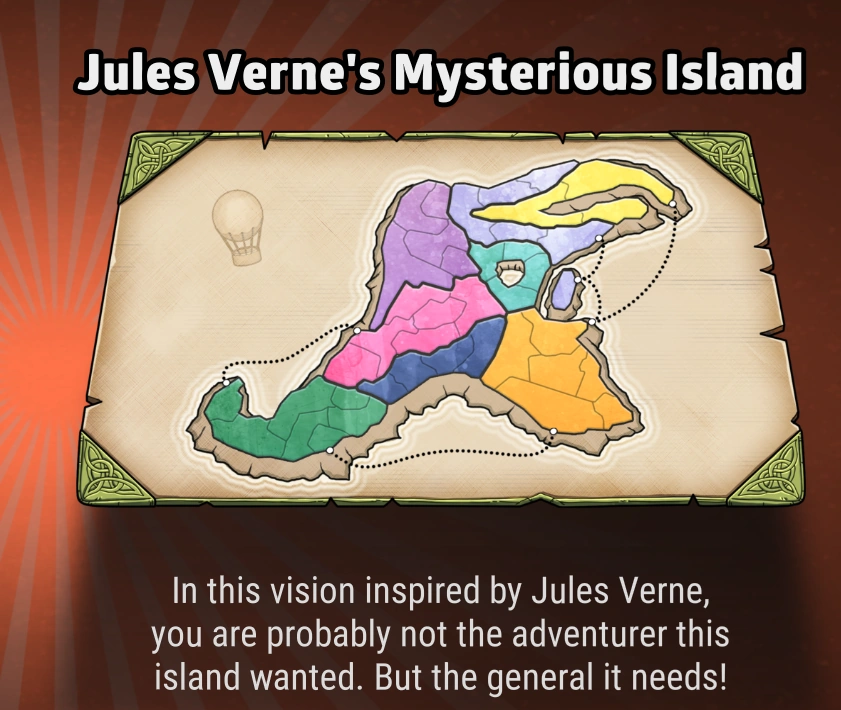 Jules Verne's Mysterious Island Map | Risk: Global Domination Wiki | Fandom