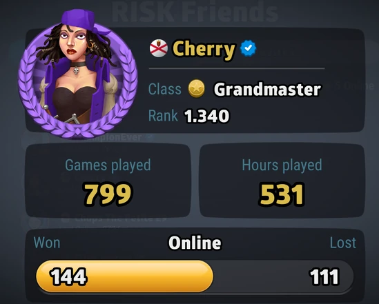 VIP Cherry | Risk: Global Domination Wiki | Fandom