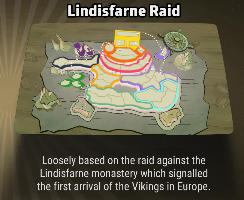 Lindisfarne Raid Map | Risk: Global Domination Wiki | Fandom