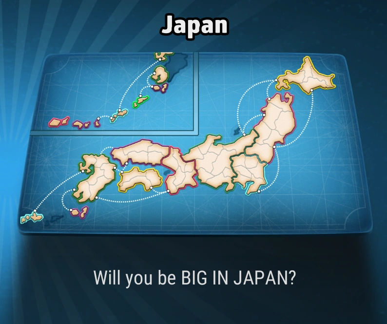 Japan Map | Risk: Global Domination Wiki | Fandom