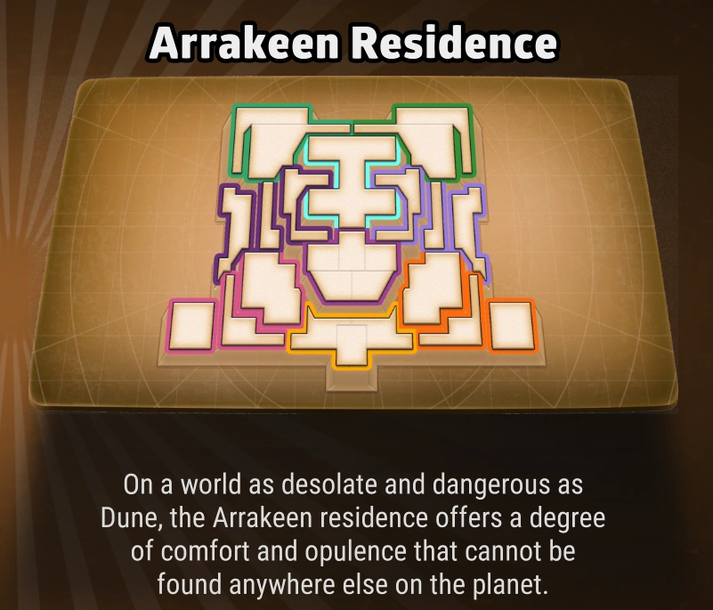 Arrakeen Residence Map | Risk: Global Domination Wiki | Fandom