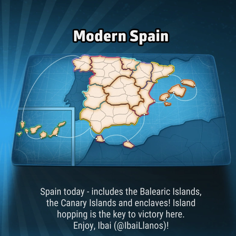 Modern Spain Map | Risk: Global Domination Wiki | Fandom