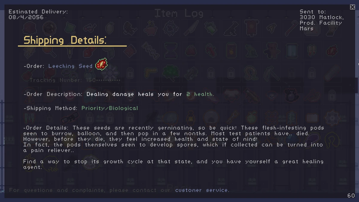 Leeching Seed | Wiki Risk of Rain | Fandom
