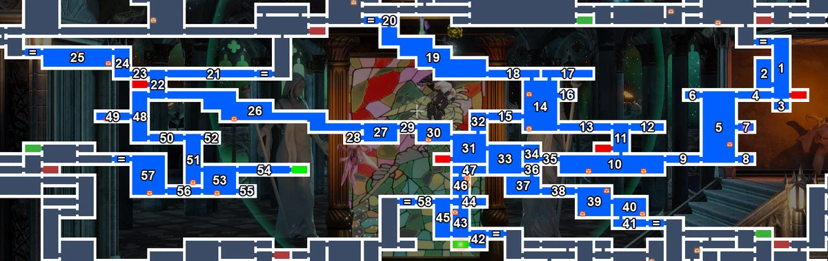 Forbidden Underground Waterway/Comprehensive Map | Bloodstained Wiki ...