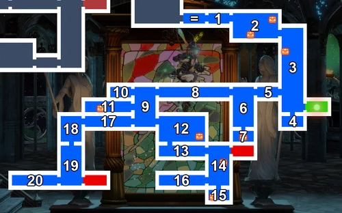 Glacial Tomb/Comprehensive Map | Bloodstained Wiki | Fandom