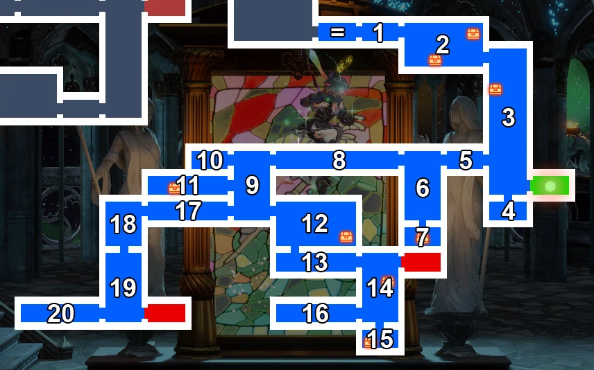 Glacial Tomb/Comprehensive Map | Bloodstained Wiki | Fandom