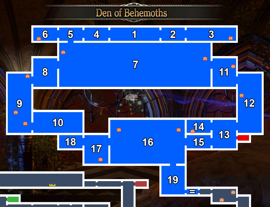 Den of Behemoths/Comprehensive Map | Bloodstained Wiki | Fandom