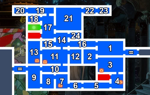 Hall of Termination/Comprehensive Map | Bloodstained Wiki | Fandom