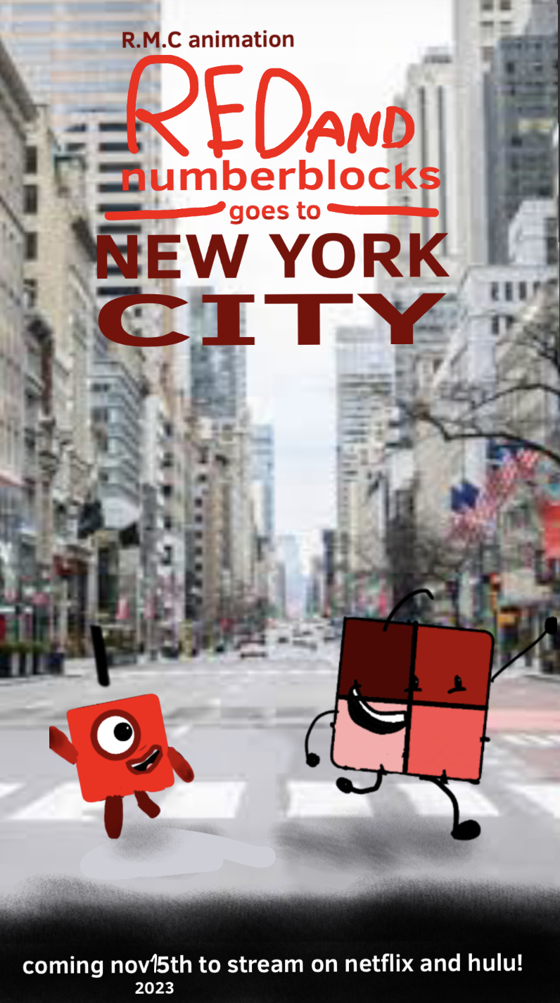 Red and numberblocks goes on new york city! (TV seires) | RMCanimation ...