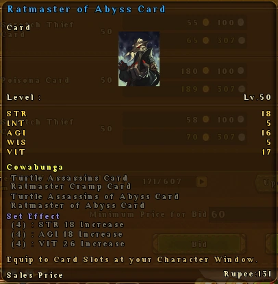 Ratmaster of Abyss Card | RO2 Wiki | Fandom