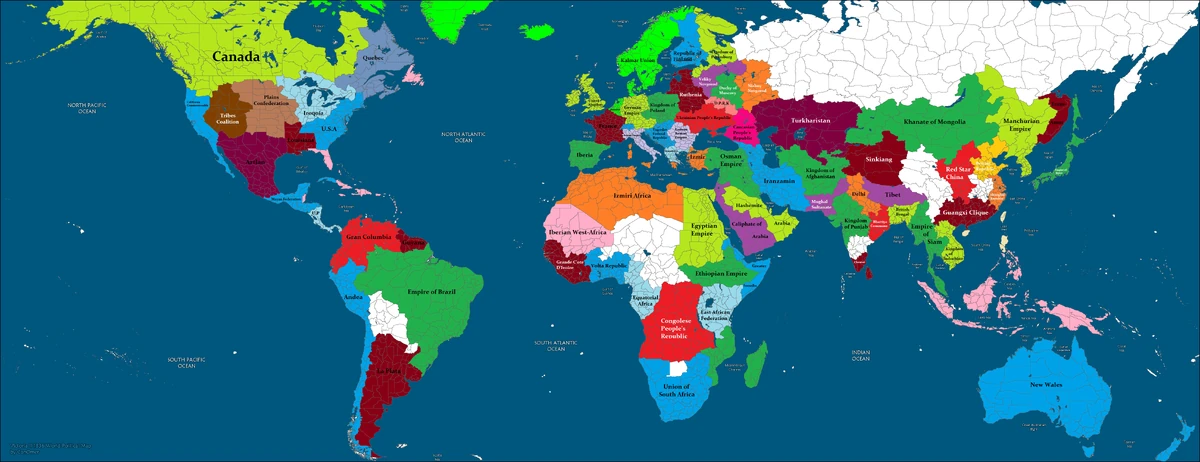 World Map Circa. 1940 | Road To Power Wiki | Fandom