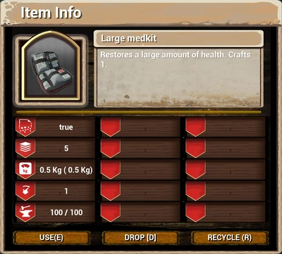 Large Medkit - Official Road to Eden Wiki