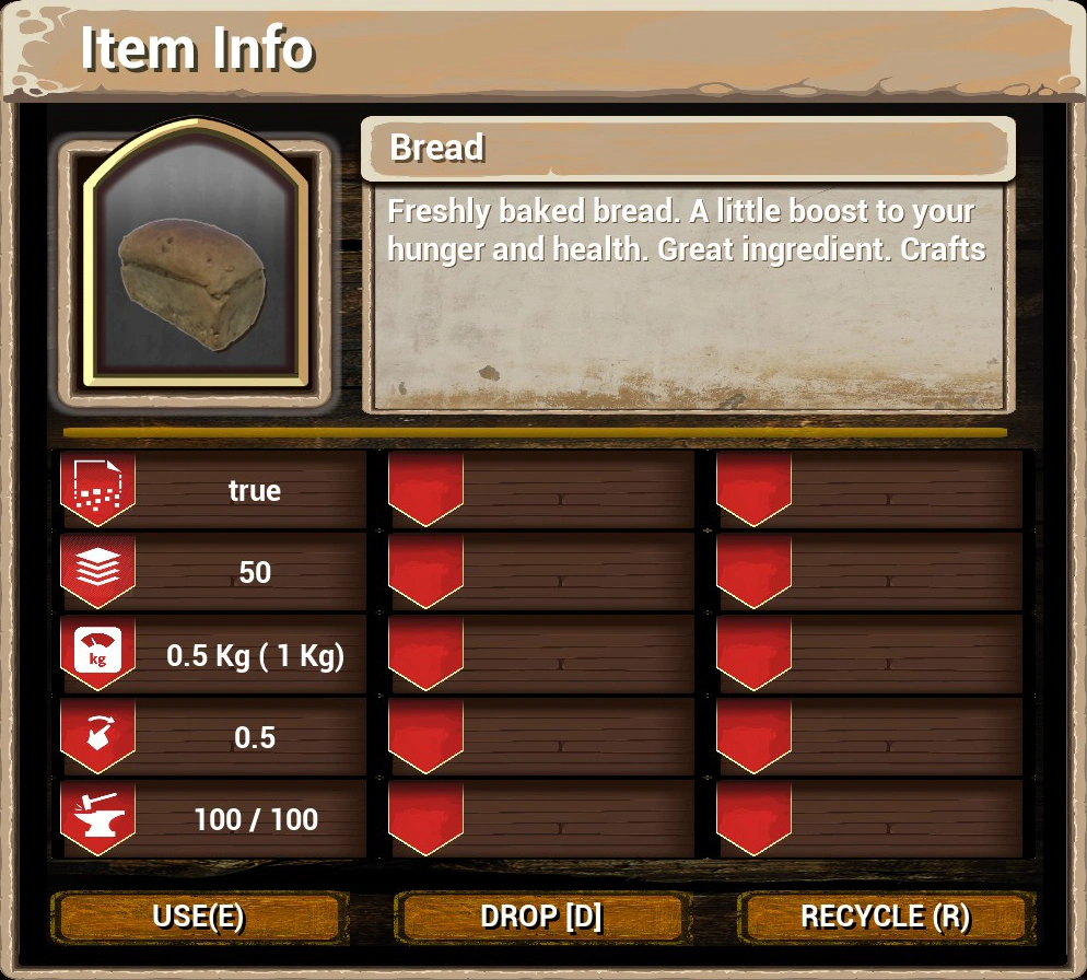 Bread - Official Road to Eden Wiki