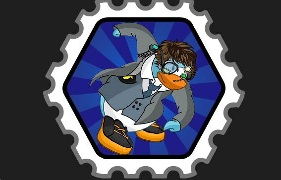 Omega X the Penguin Stamp | Robber Penguin Agency Wiki | Fandom