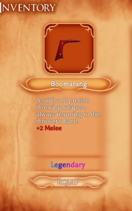Boomerang | Elemental Odyssey Wiki | Fandom