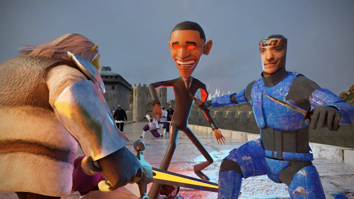 Shrekku VS. Barack Obama and Ninja: Battle for the Swamp | RobenSikk ...