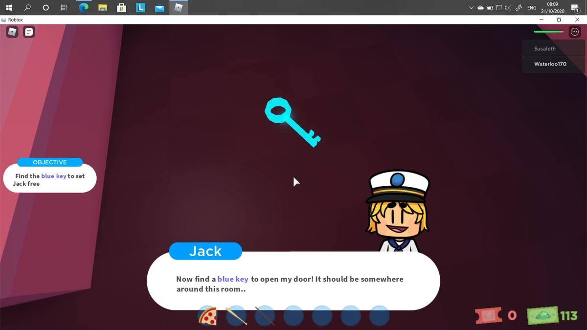 Blue Key | Roblox Airplane Story Wiki | Fandom