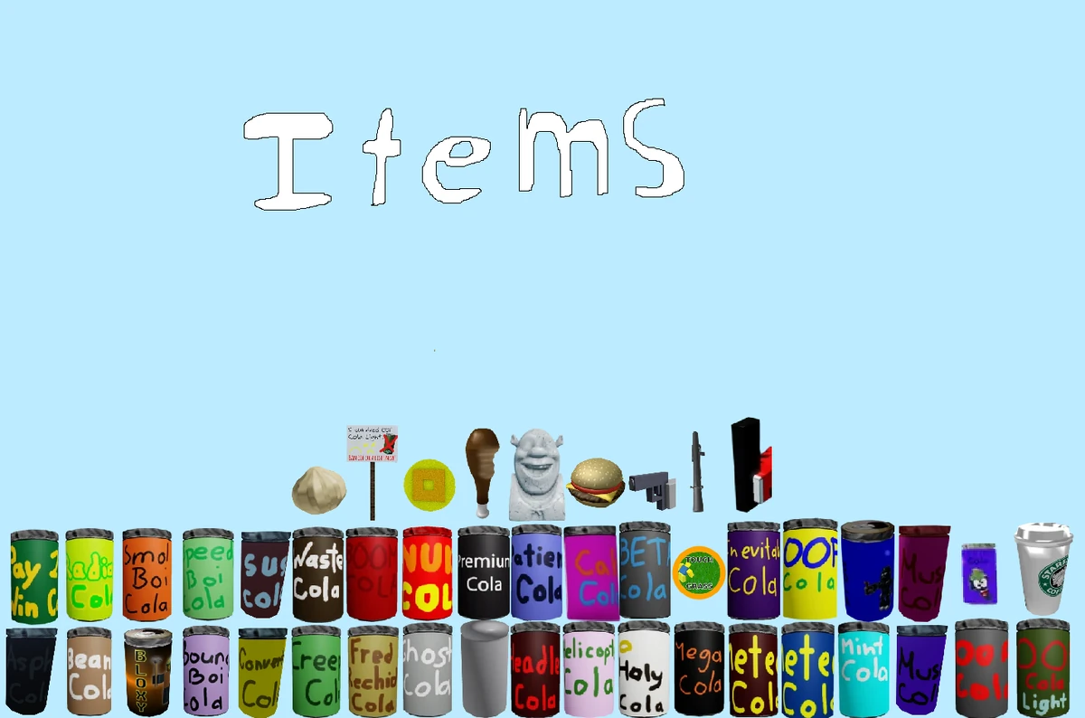 Items list | Roblox An Infinite Road Trip Wiki | Fandom
