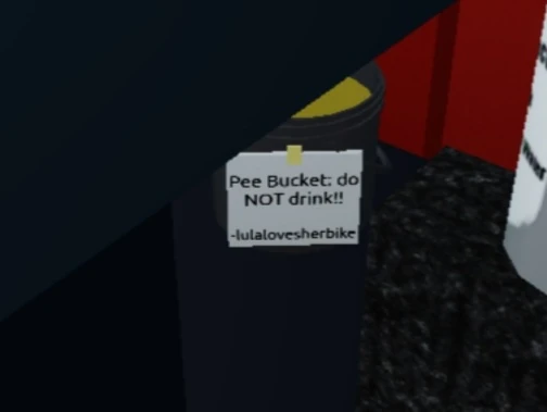 Minecraft Pee Bucket