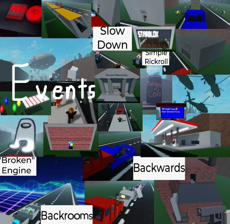 Events list | Roblox An Infinite Road Trip Wiki | Fandom