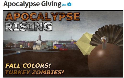 Thanksgiving Update 2014 | Apocalypse Rising Wiki | Fandom