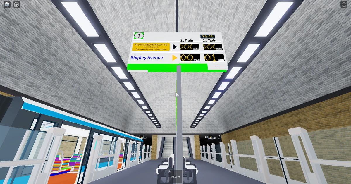 National Museum Branch Maintenance | Roblox Automatic Subway Wiki | Fandom