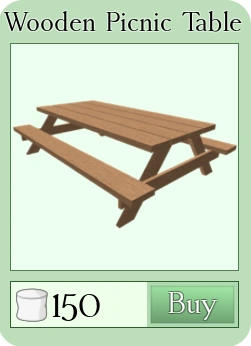 Picnic Table | Roblox Backpacking Wiki | Fandom