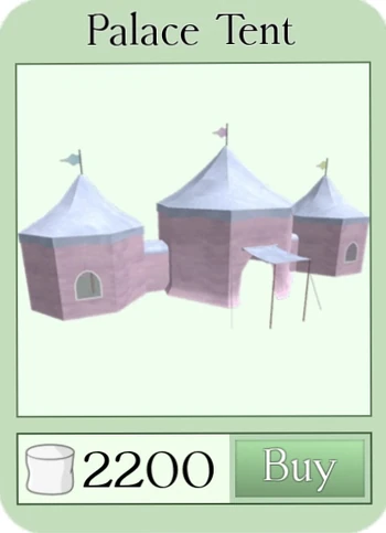 Palace tent | Roblox Backpacking Wiki | Fandom