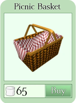 Picnic basket | Roblox Backpacking Wiki | Fandom